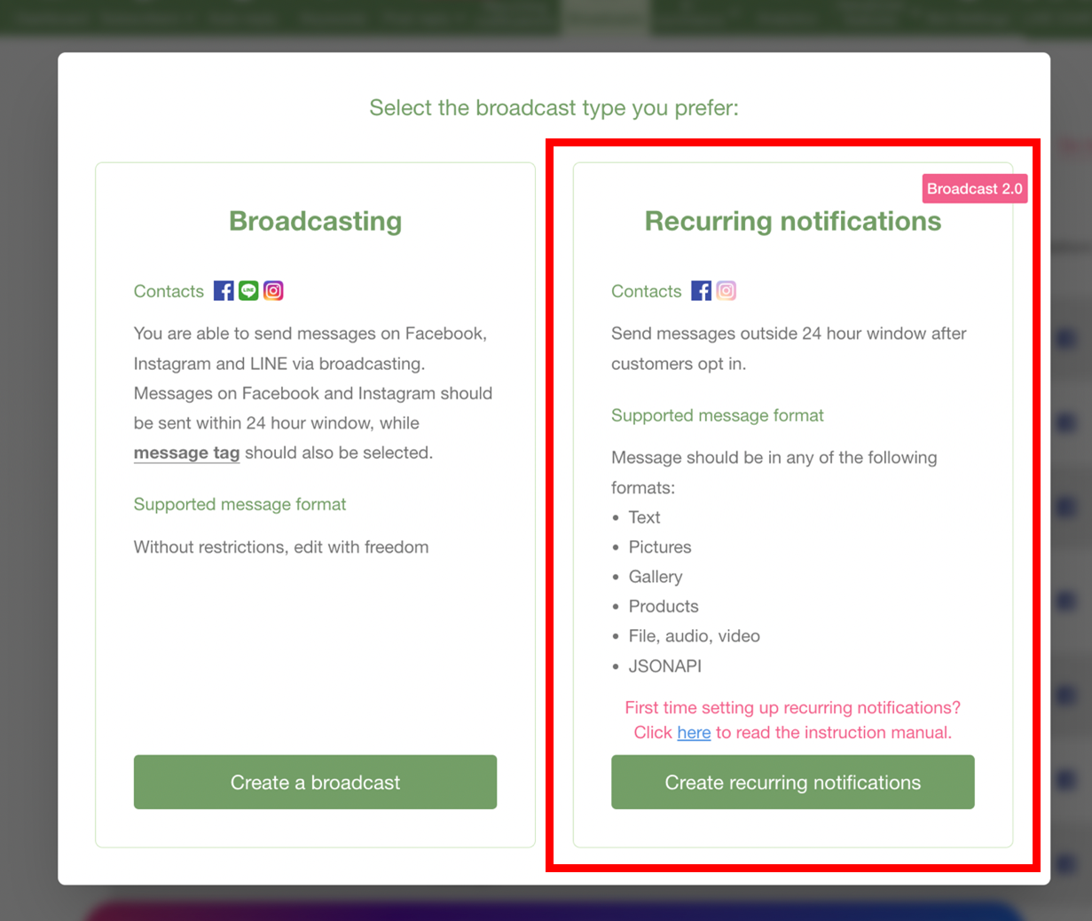 The complete guide on how to set up Recurring Notifications! - CHATISFY ... The complete guide on how to set up Recurring Notifications! - CHATISFY ...