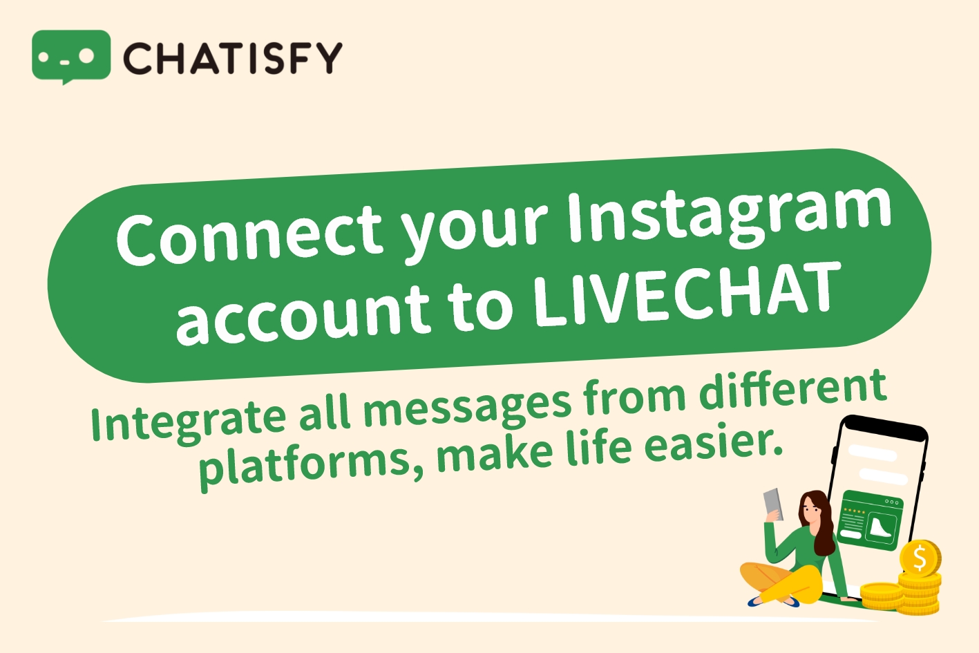Connect your Instagram account to LIVECHAT, Empower your message ...